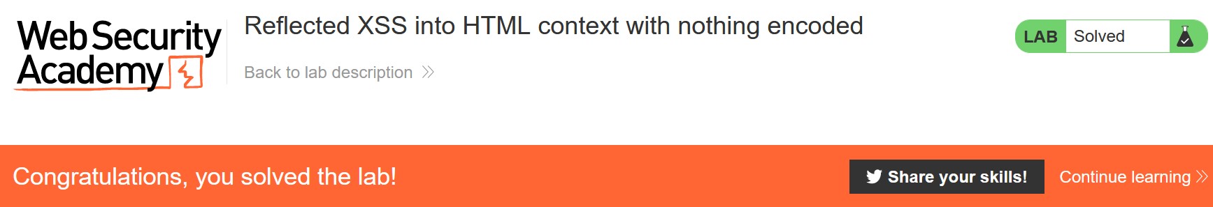 Writeup: Reflected XSS into HTML context with nothing encoded - Midnight Cyber Security
